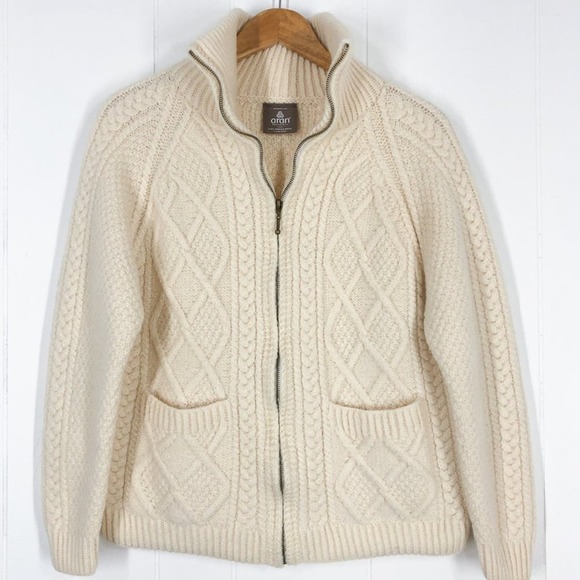 Aran Woolen Mills | Sweaters | Aran Woollen Mills 0 Merino Wool ...
